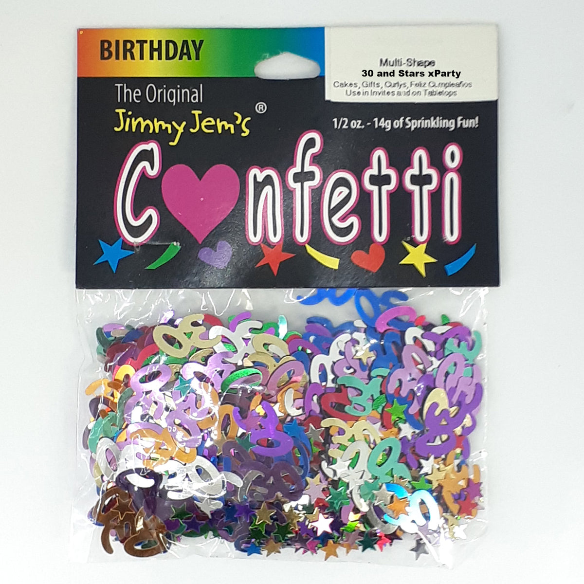 Confetti Birthday Shapes -Tabletop Scatters – Confetti.Com