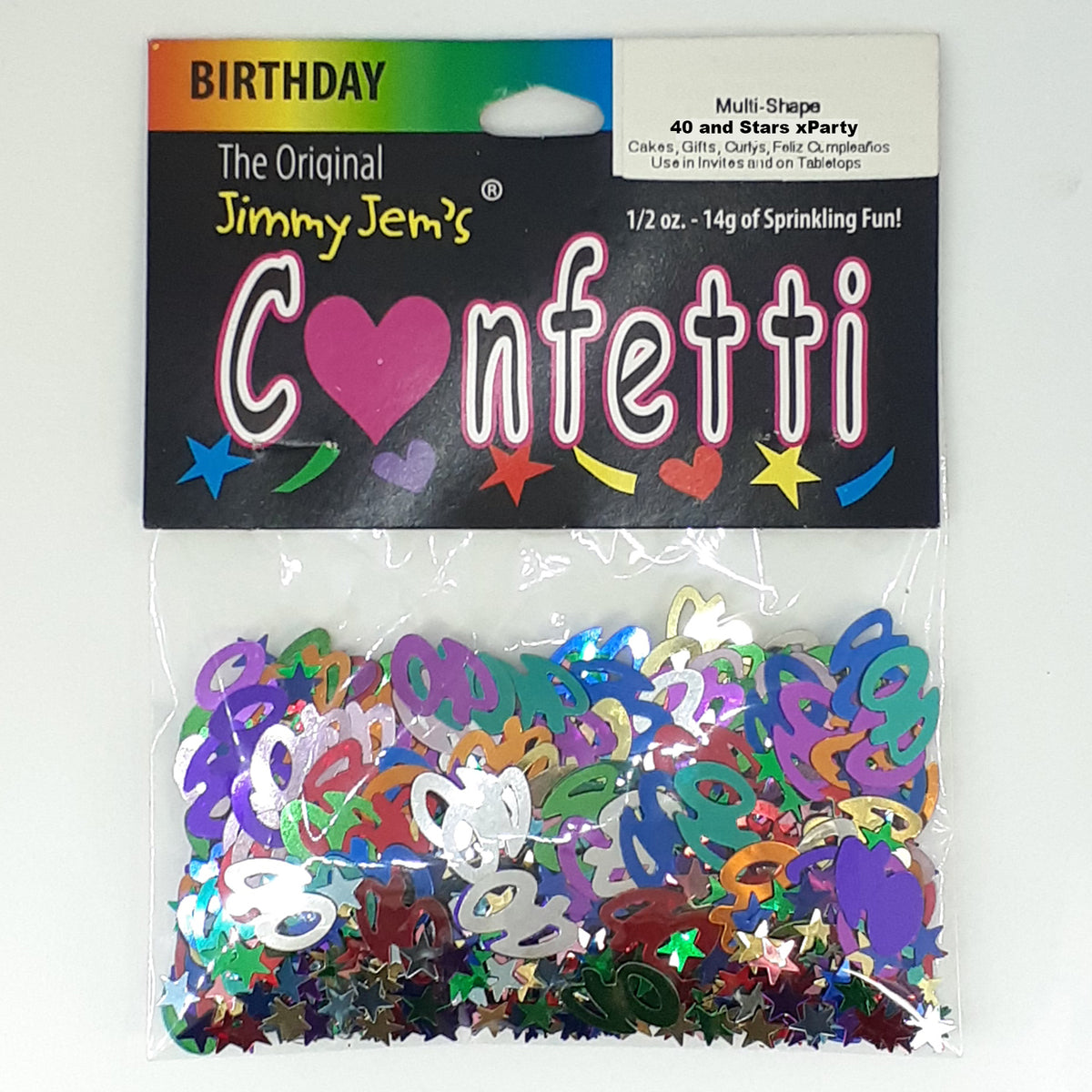 Confetti Birthday Shapes -Tabletop Scatters – Confetti.Com