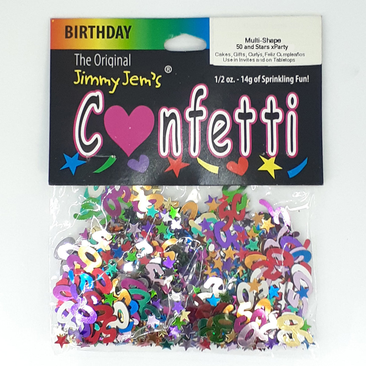 Confetti Birthday Shapes -Tabletop Scatters – Confetti.Com